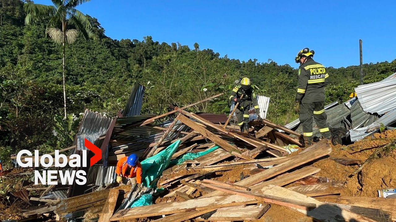 Colombia mudslide: At least 23 dead, dozens injured in Choco following ...