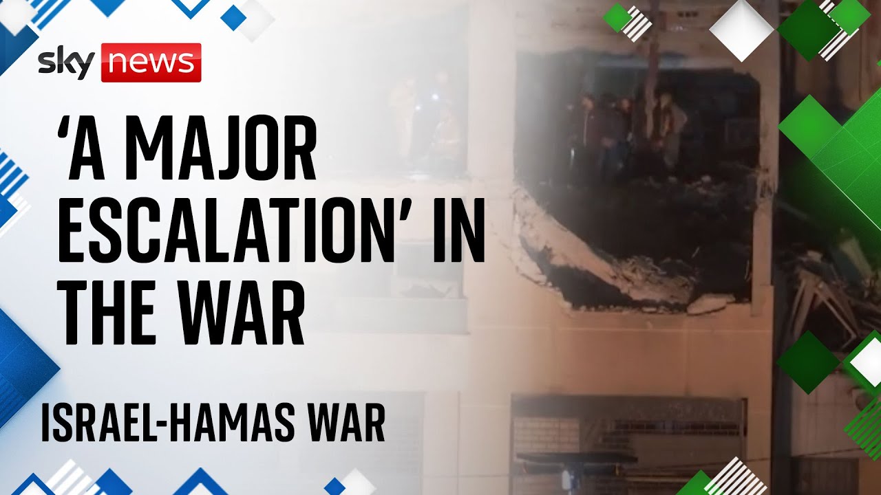 Death of Hamas deputy leader Saleh al Arouri is 'a major escalation', says journalist - The ...