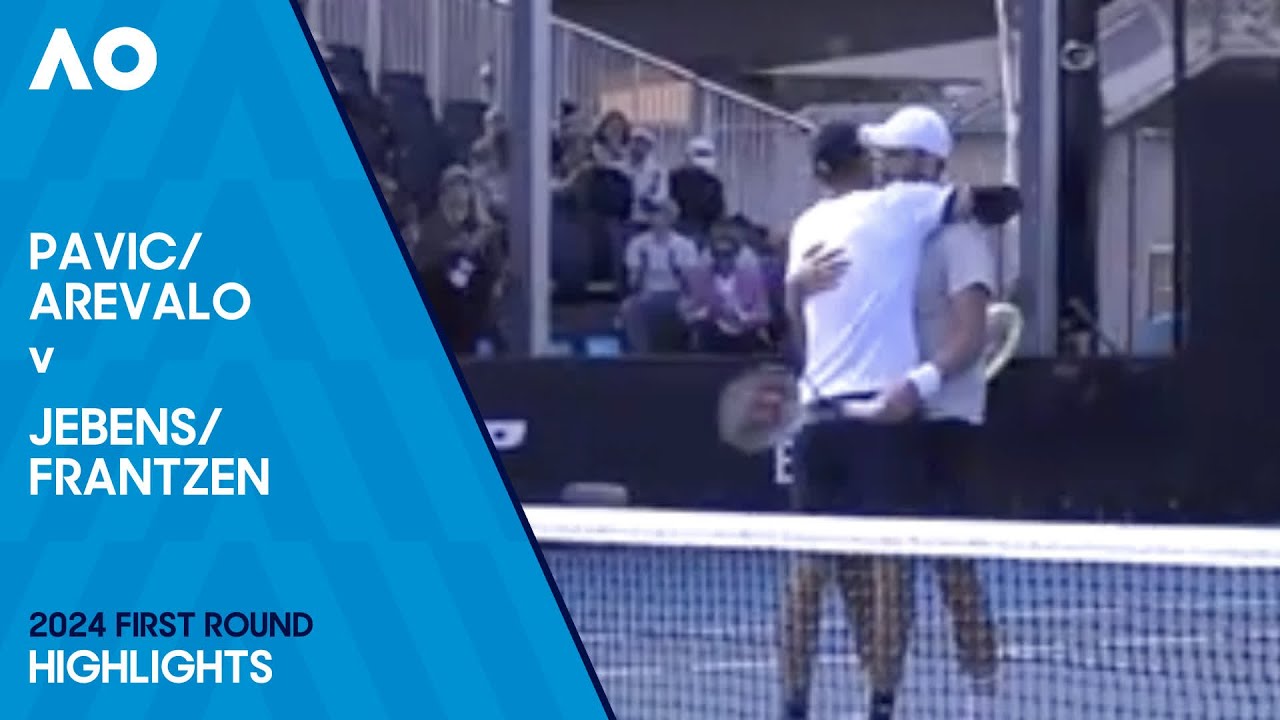 Arevalo/Pavic v Frantzen/Jebens Highlights | Australian Open 2024 First ...