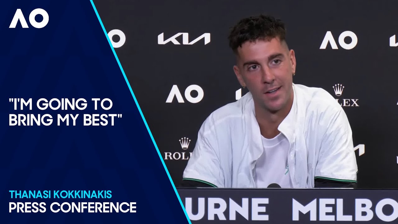 Thanasi Kokkinakis Press Conference | Australian Open 2024 First Round ...