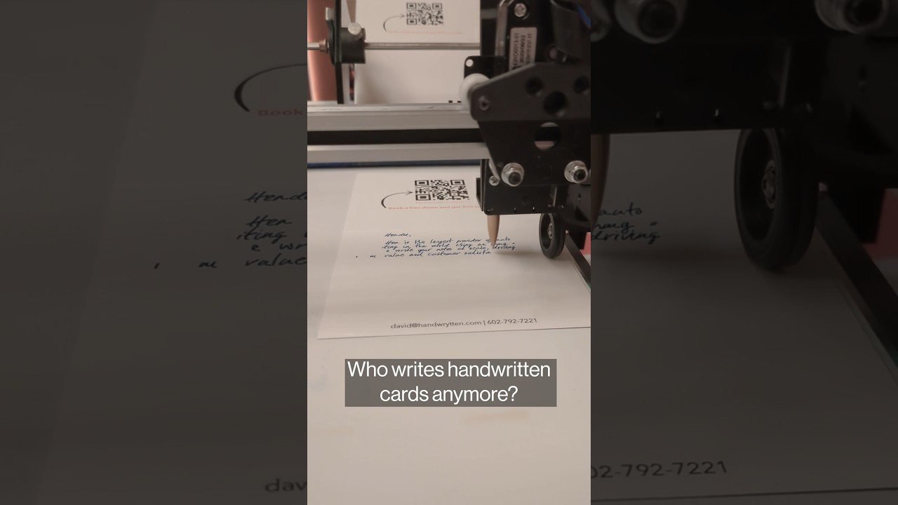 This Robot Makes Handwritten Cards So You Don't Have To #CES - The ...