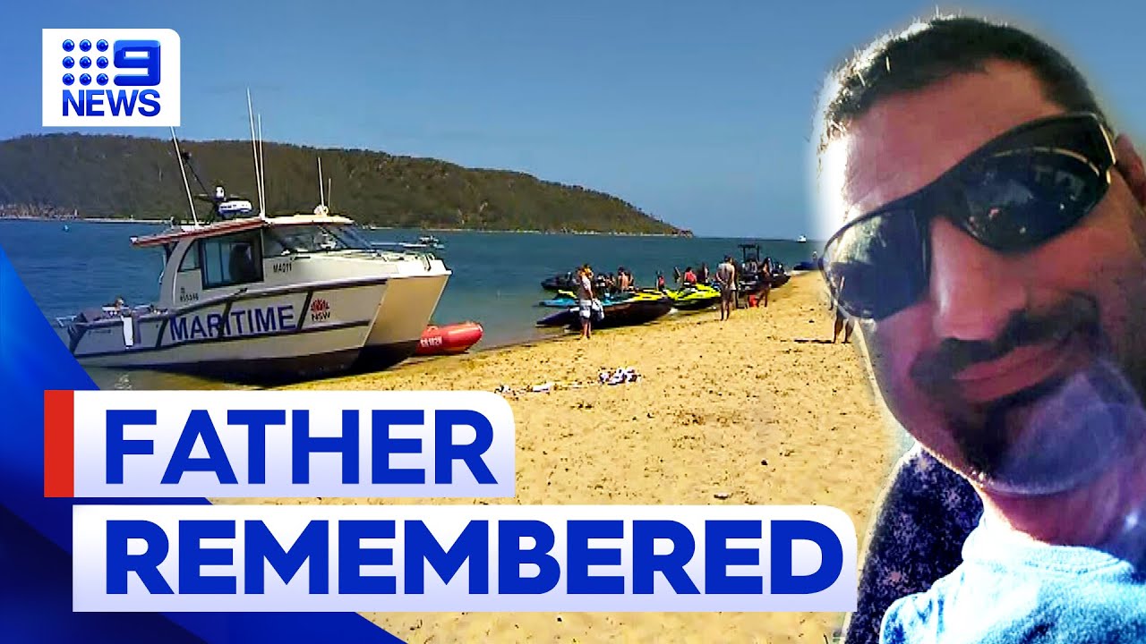 Proud dad dies swimming with son at local beach | 9 News Australia ...