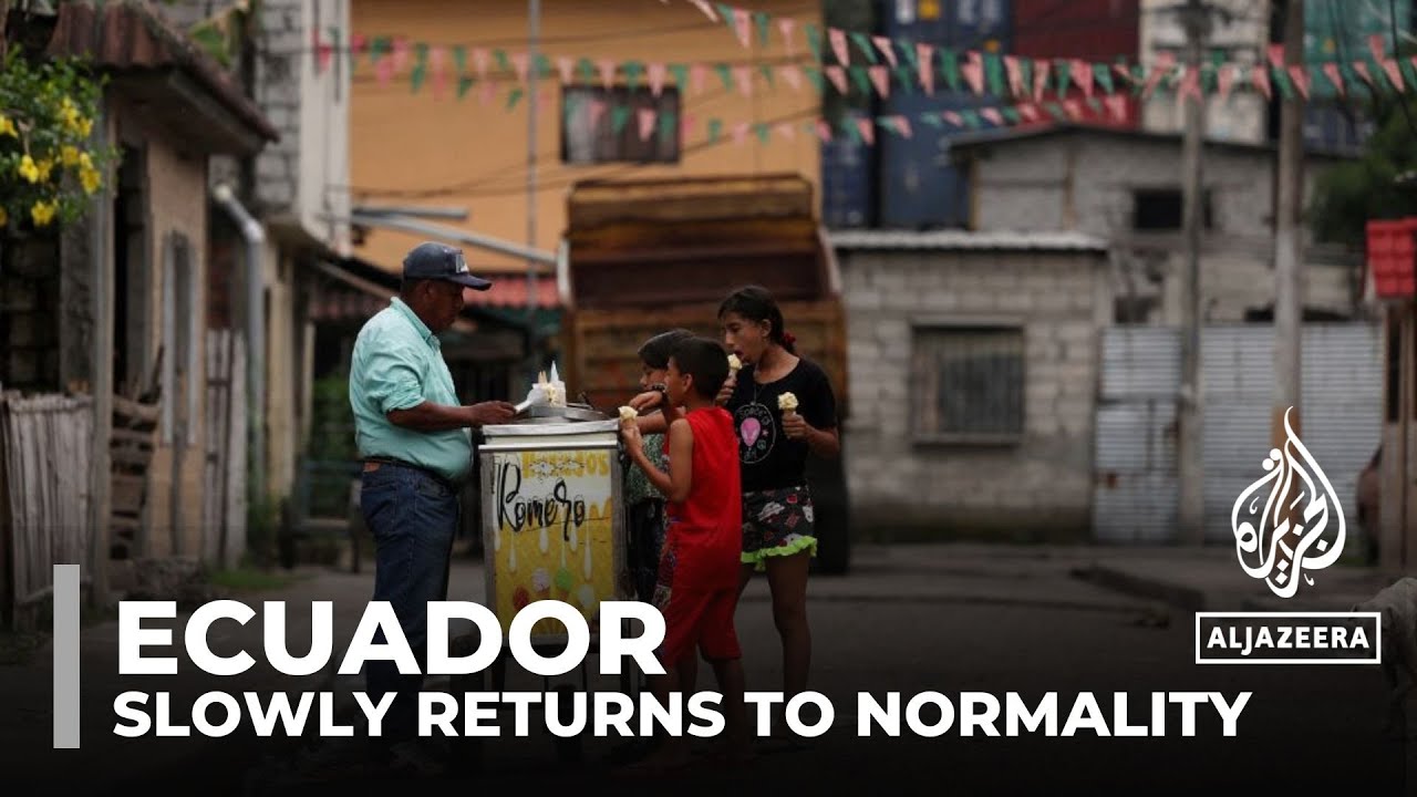 Ecuador slowly returns to normality as security forces combat gang ...