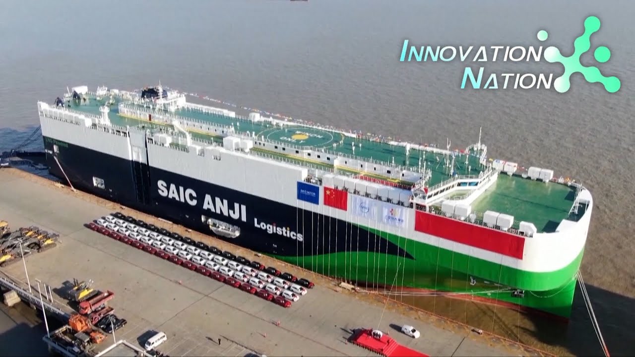 China's dual-fuel ro-ro ship with 7,600 parking spaces embarks on ...