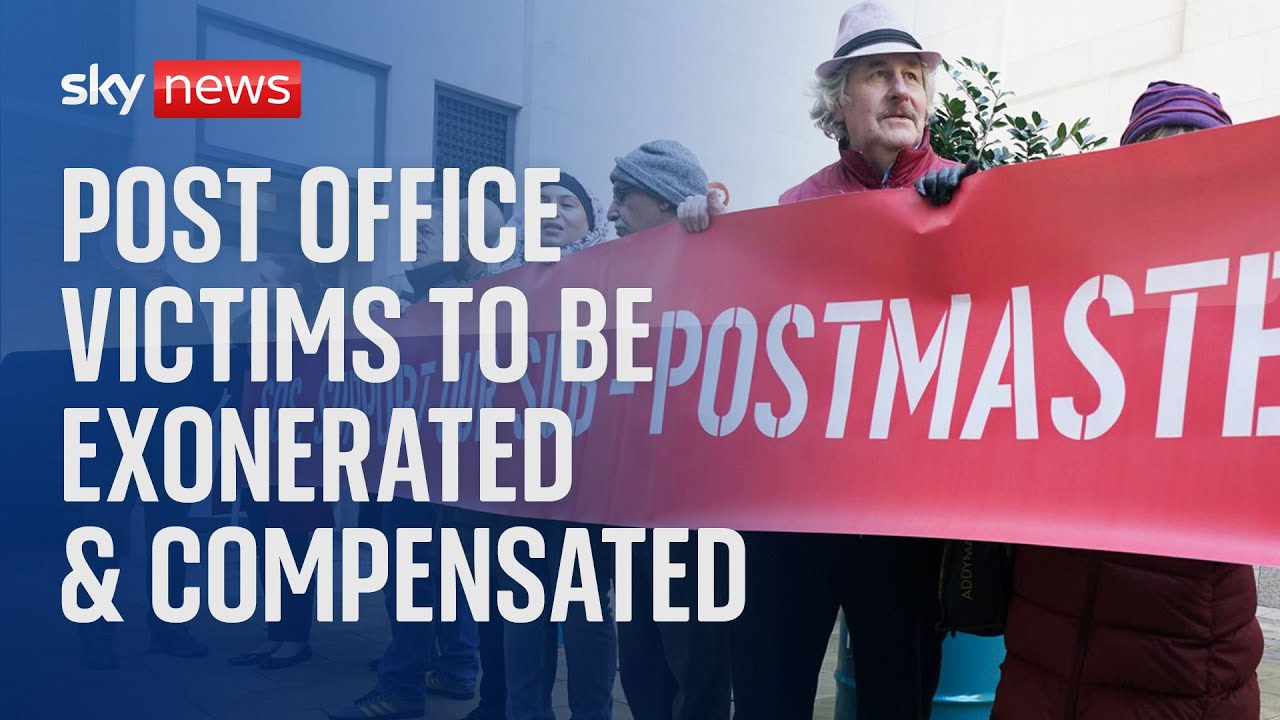 Post Office scandal victims to be exonerated and compensated - The ...