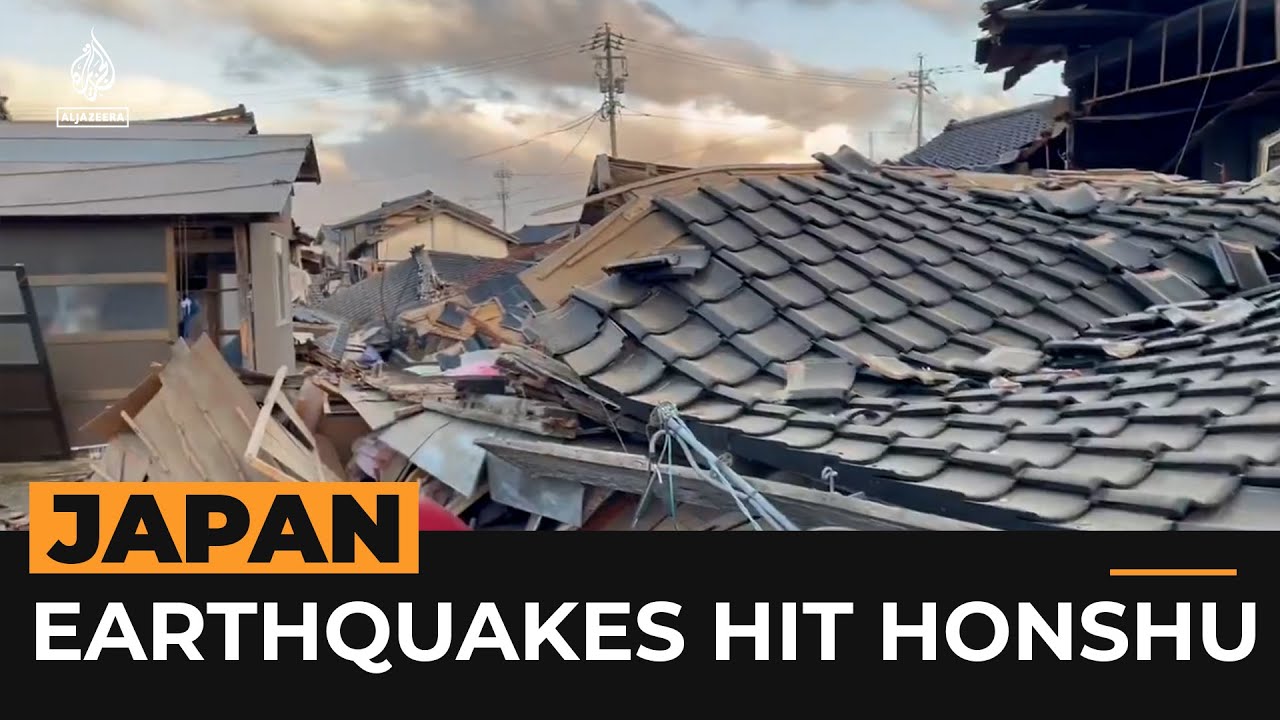 First scenes as strong earthquakes and tsunami waves hit Japan | Al Jazeera NewsFeed - The ...