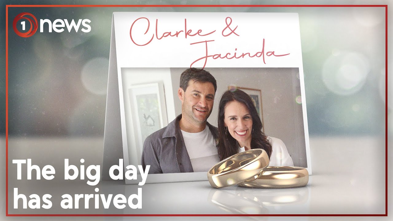 Former PM Dame Jacinda Ardern marries Clarke Gayford | 1News - The ...