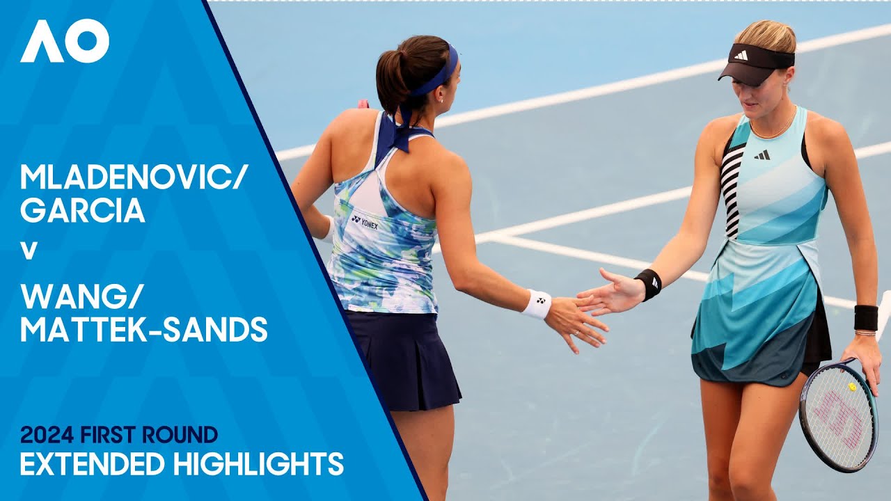 Garcia/Mladenovic v Mattek-Sands/Wang Extended Highlights | Australian ...