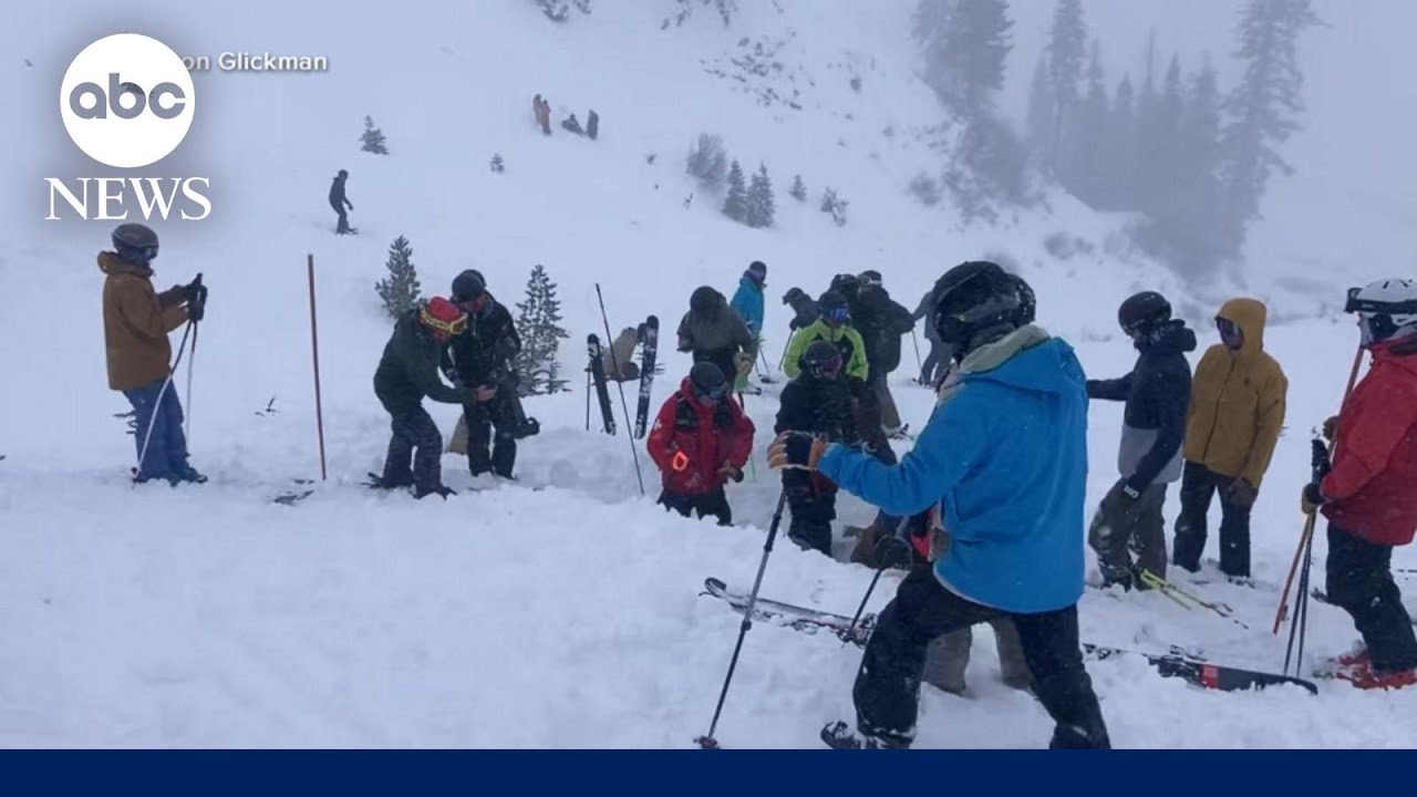 Rescues caught on camera as rare avalanche hits Lake Tahoe resort - The ...