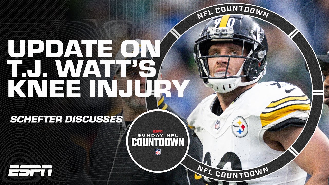 Schefter: Steelers believe T.J. Watt has Grade 3 MCL sprain | NFL ...