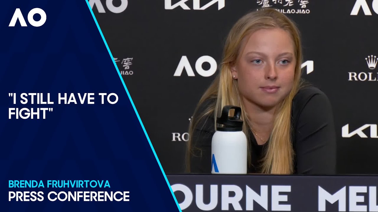 Brenda Fruhvirtova Press Conference | Australian Open 2024 First Round ...