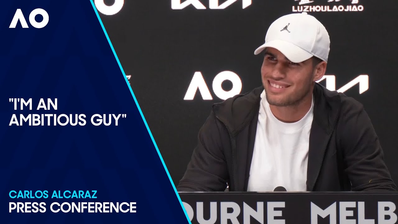 Carlos Alcaraz Press Conference | Australian Open 2024 Pre-Event - The ...