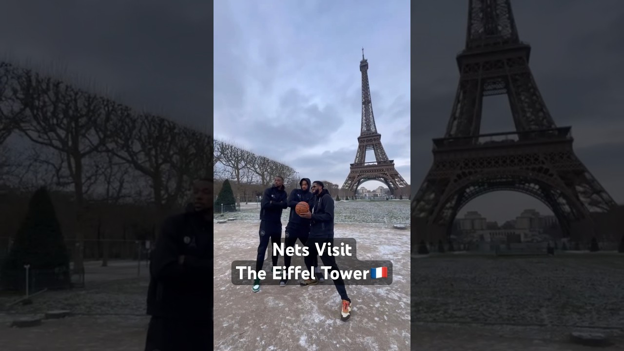 Nets visit the Eiffel Tower #NBAParis | #Shorts - The Global Herald