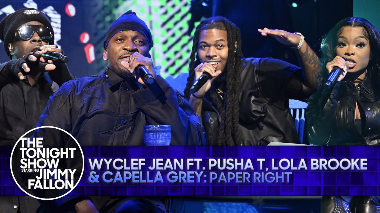Wyclef Jean: Paper Right ft. Pusha T, Lola Brooke and Capella Grey ...