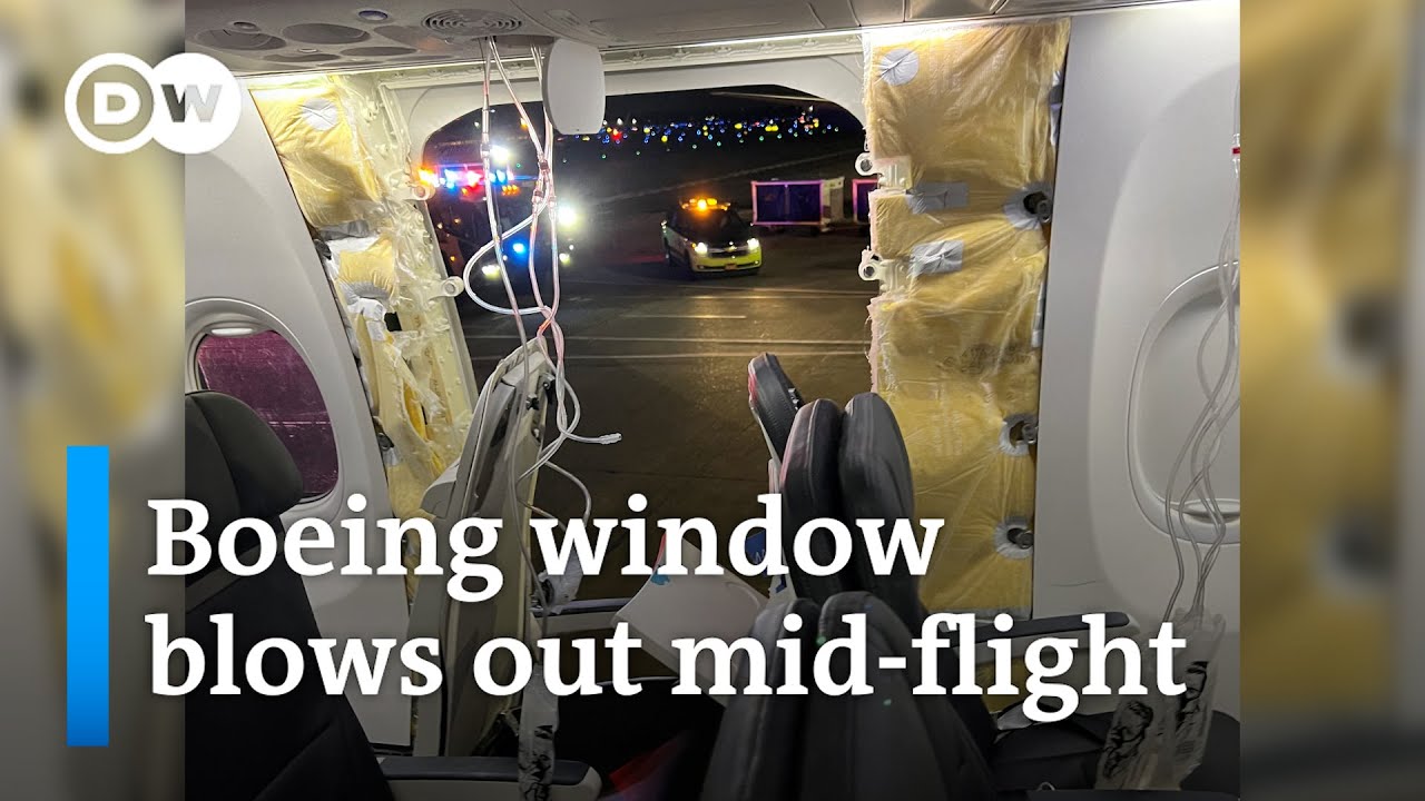 Window of Alaska Airline Boeing blows out in mid-flight | DW News - The Global Herald