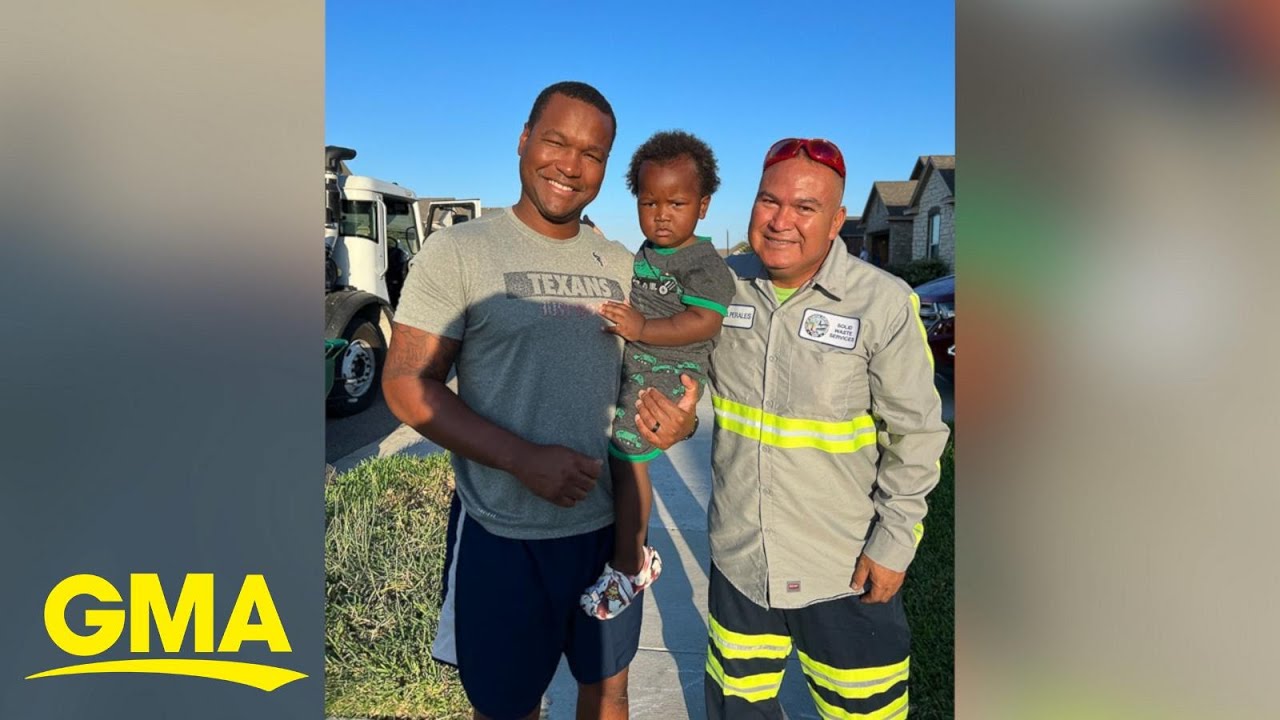 Little boy can’t wait to see his BFF, the trash collector - The Global ...