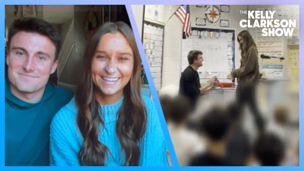 Kelly Clarkson Meets Indiana Elementary School Teacher Behind Viral ...