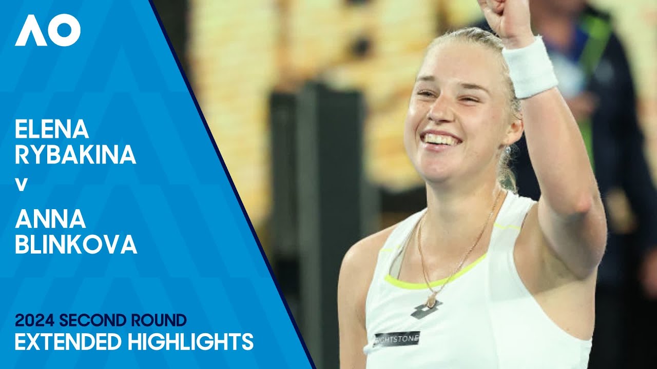 Elena Rybakina v Anna Blinkova Extended Highlights | Australian Open ...