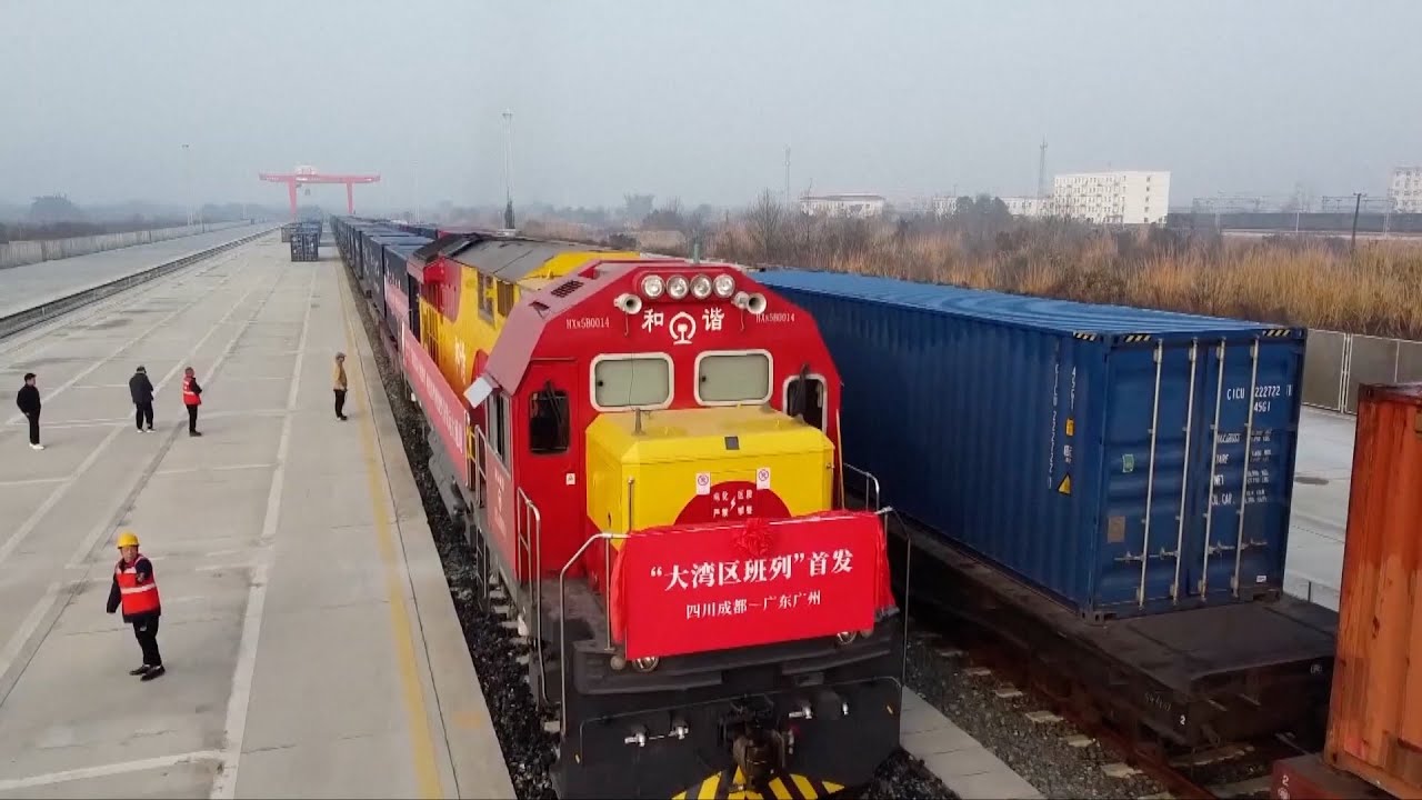 New freight train linking Chengdu and Guangzhou begins journey - The ...