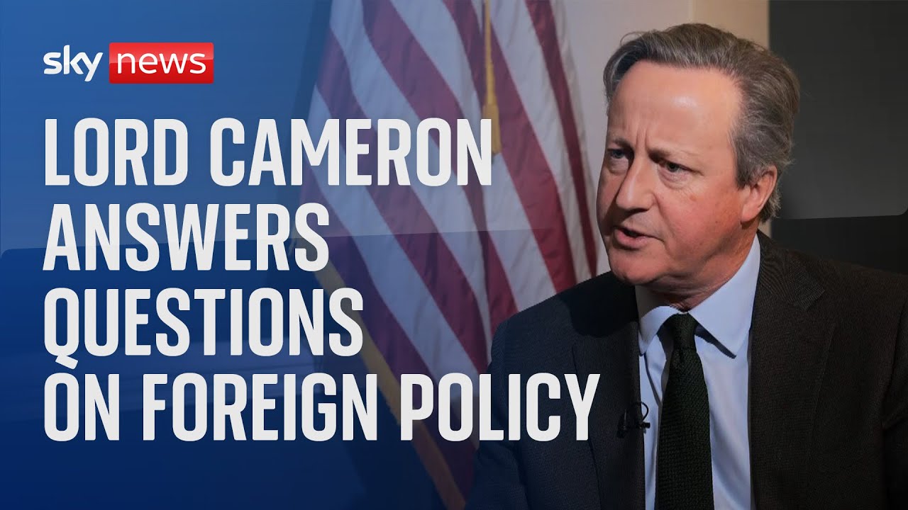 Watch live: Lord Cameron answers questions at the Foreign Affairs ...