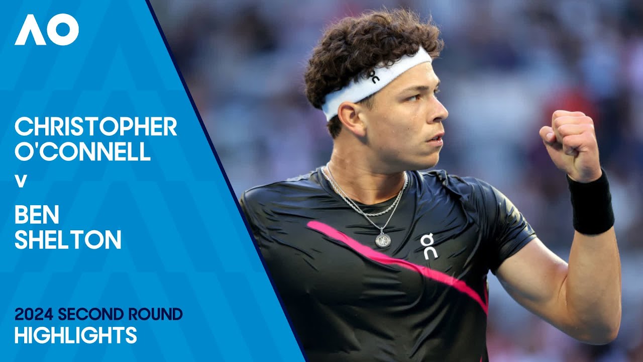 Christopher O'Connell v Ben Shelton Highlights | Australian Open 2024 ...