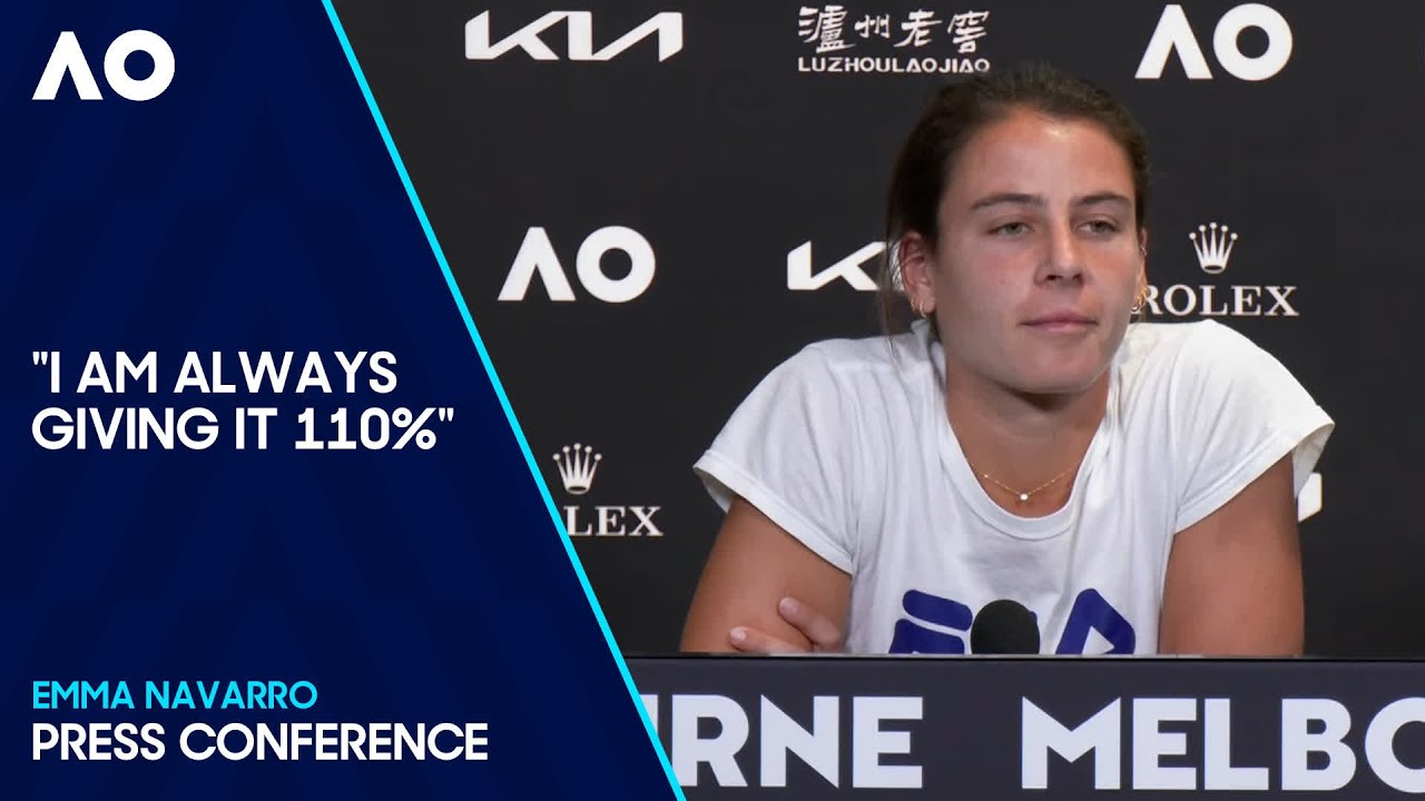 Emma Navarro Press Conference | Australian Open 2024 Second Round - The ...