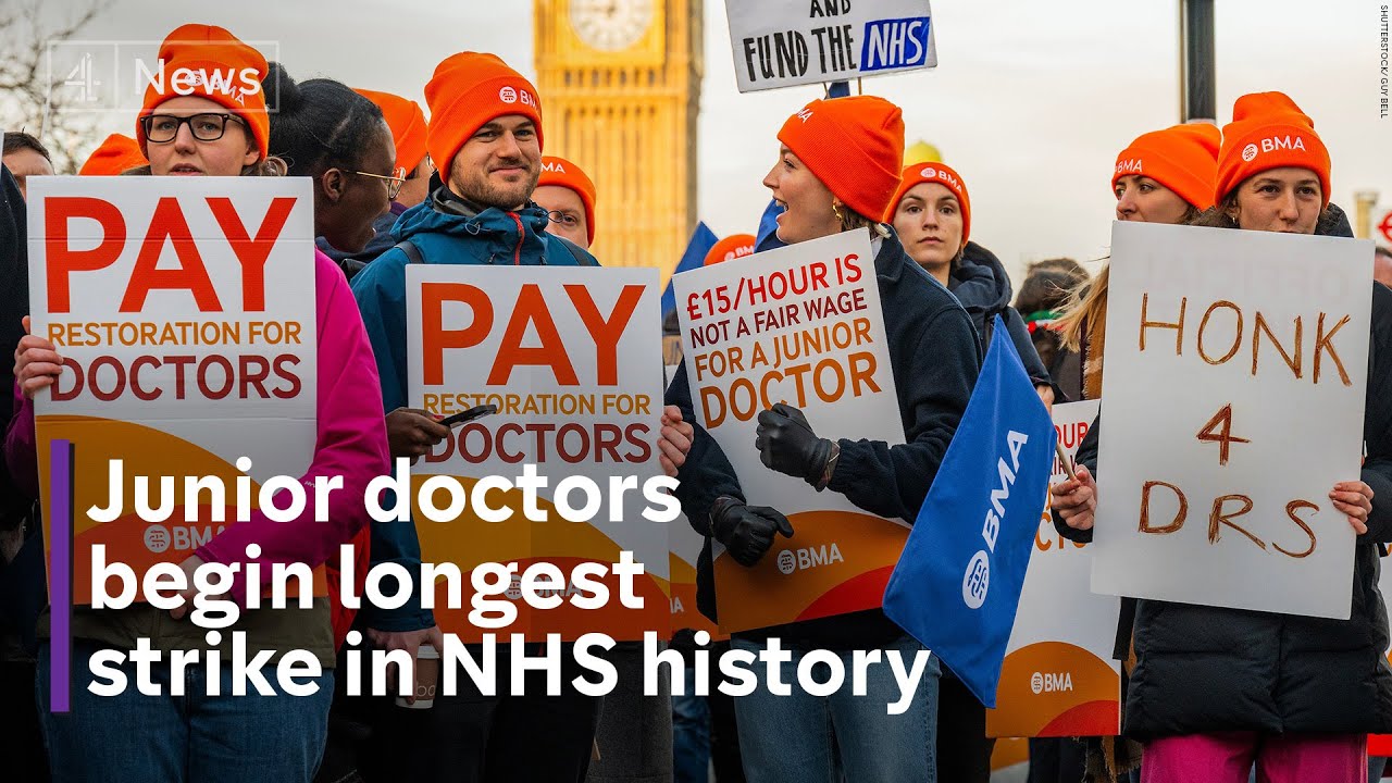 NHS strikes: Services under pressure as junior doctors begin longest ever strike action - The ...