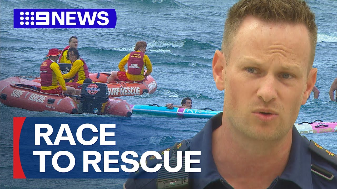 Mass rescue at Sydney's Maroubra beach | 9 News Australia - The Global ...