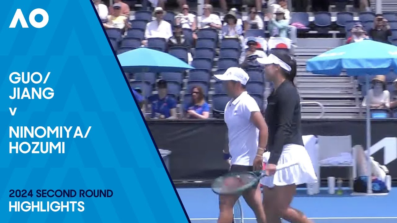 Guo/Jiano v Hozumi/Ninomiya Highlights | Australian Open 2024 Second ...