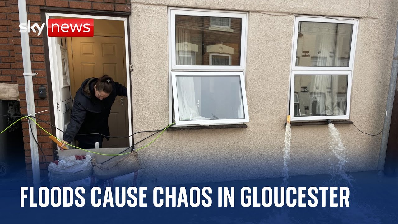Wild weather: Evacuations under way as homes flooded in Gloucester ...