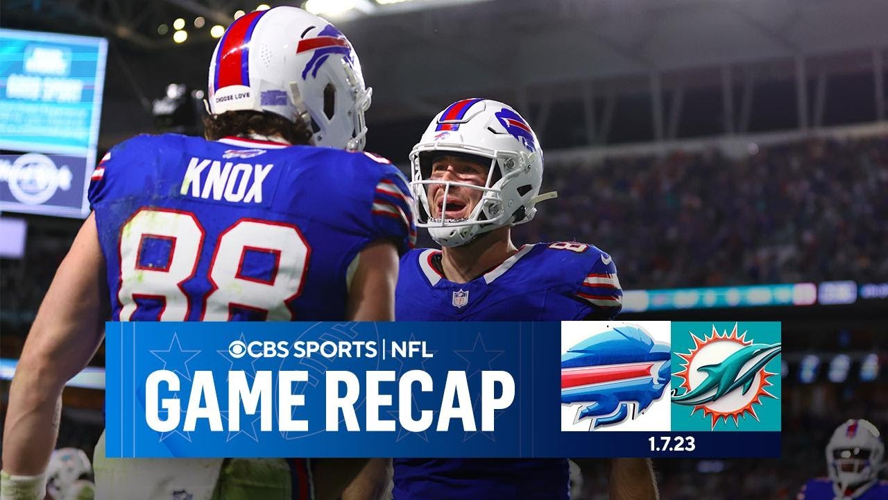 Bills STIFLE Dolphins' late drive, CLINCH AFC East for 4th STRAIGHT ...