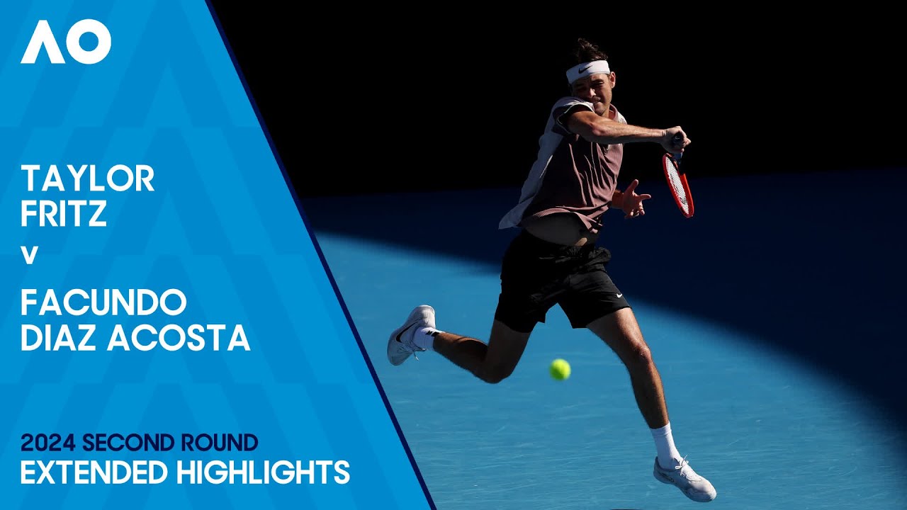 Taylor Fritz v Hugo Gaston Extended Highlights | Australian Open 2024 ...