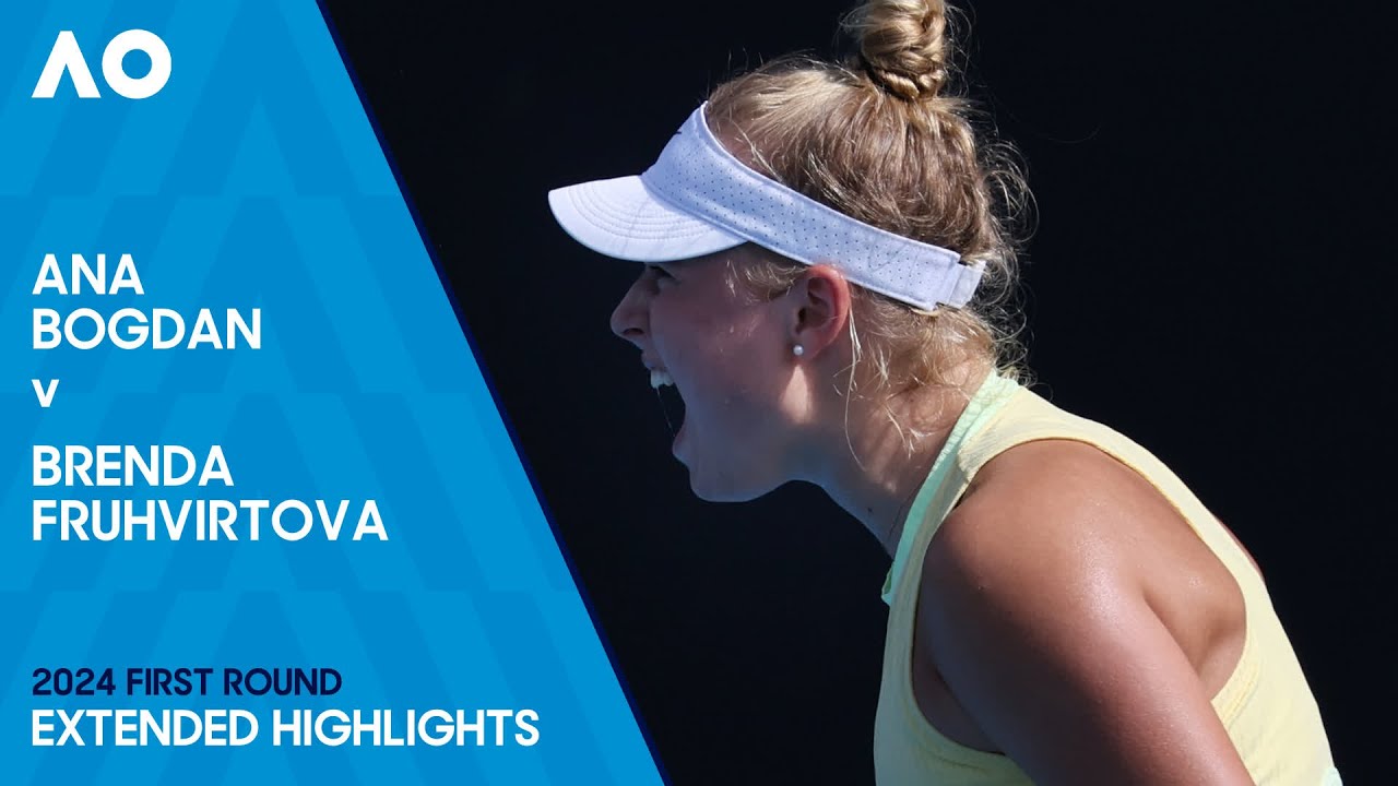 Ana Bogdan v Brenda Fruhvirtova Extended Highlights | Australian Open 2024 First Round - The ...