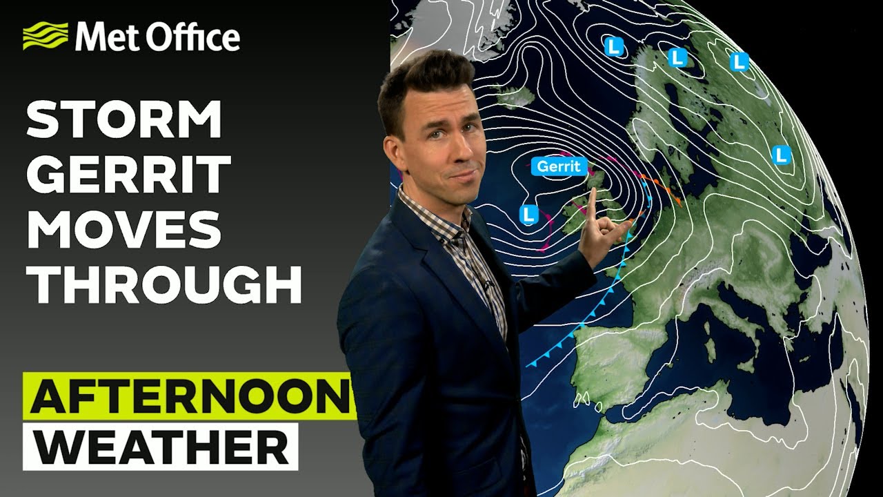 02/01/24 – Strong winds in the south – Afternoon Weather Forecast UK ...